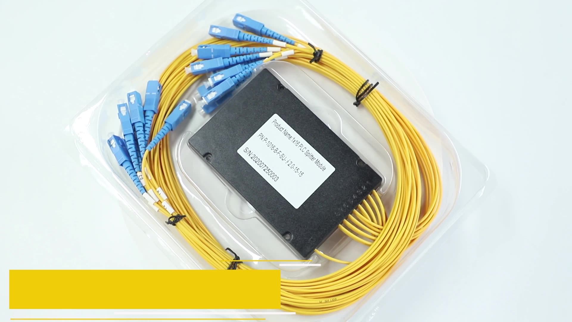 Sc Upc Abs Module Type Singlemode Fiber Optical Plc 2x64 Splitter - Buy ...