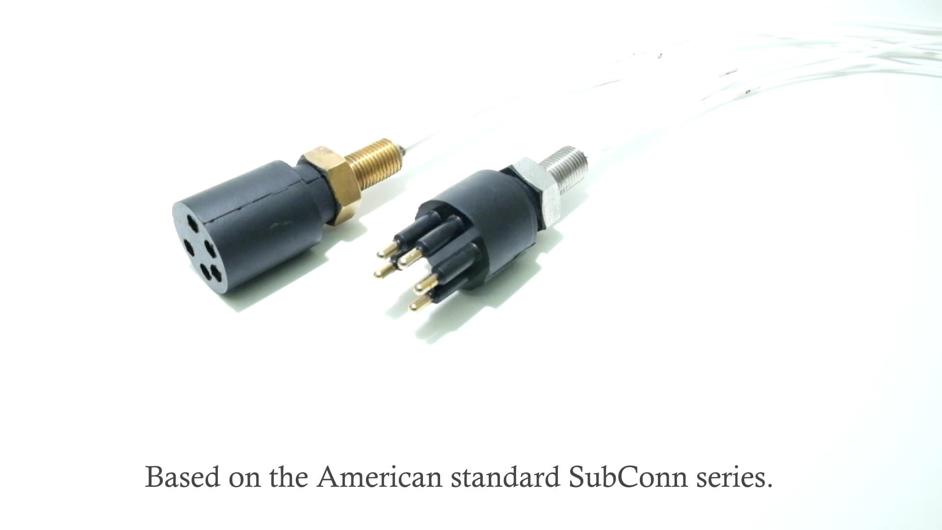 Subconn Ip69 Marine Micro Circular 8 Pin Underwater Cable Connection ...
