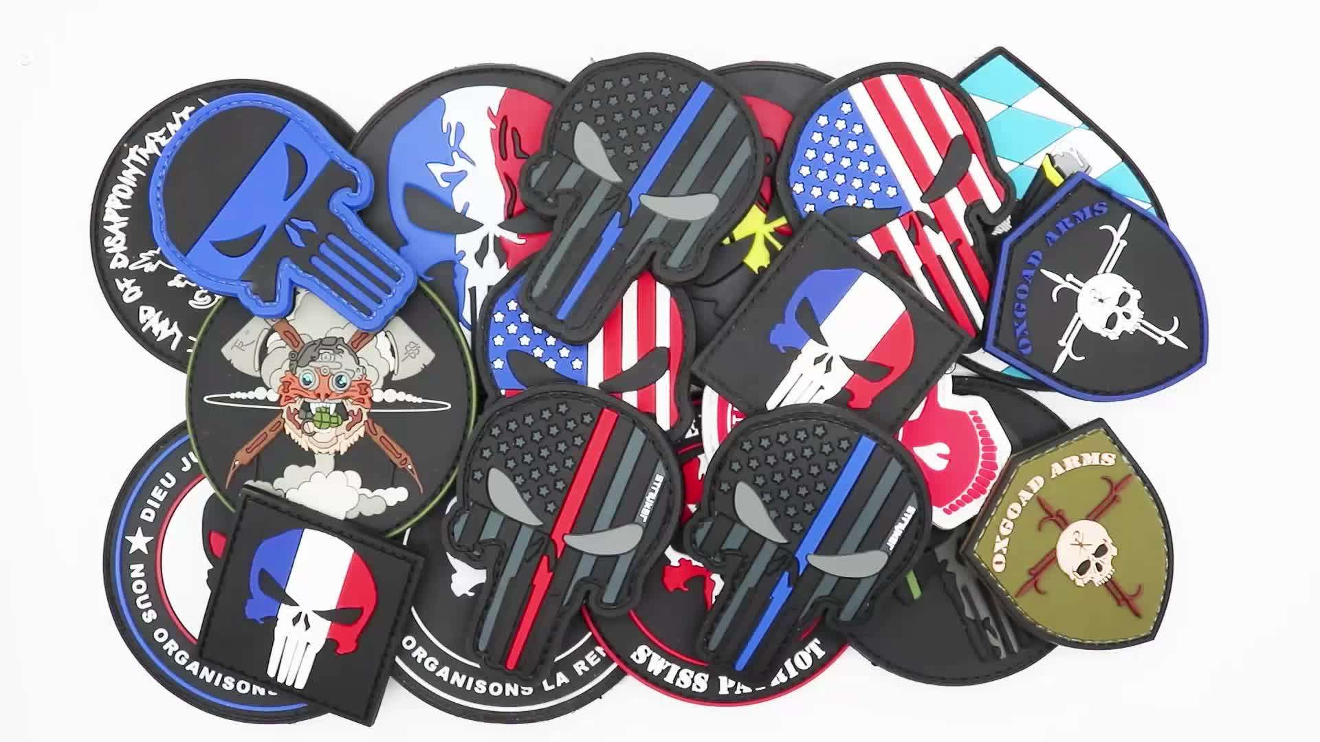 Custom Pvc Rubber Patch Ghost Skull Patches Pvc - Buy Patch Pvc,Ghost Skull Patch Pvc,Custom Pvc ...