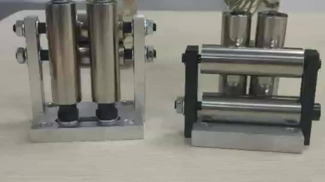 Four-roller Electrical Cable Guide Wire Roller For Winding,Iron Base ...