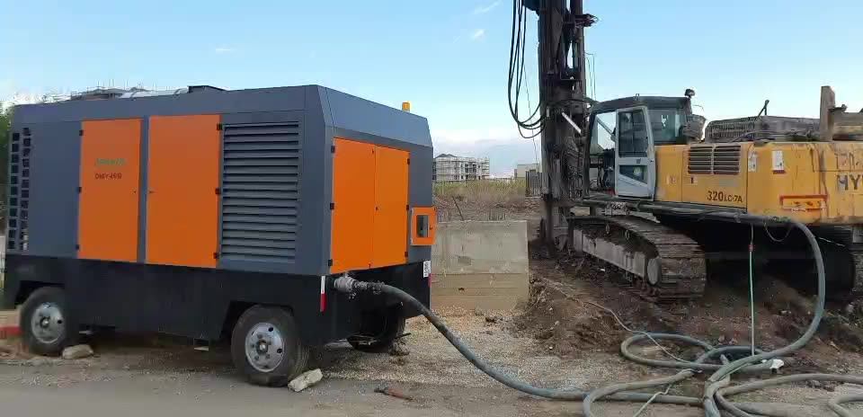 900 - 1500 Cfm Industrial Heavy Duty Mobile Air Compressor - Buy Heavy ...