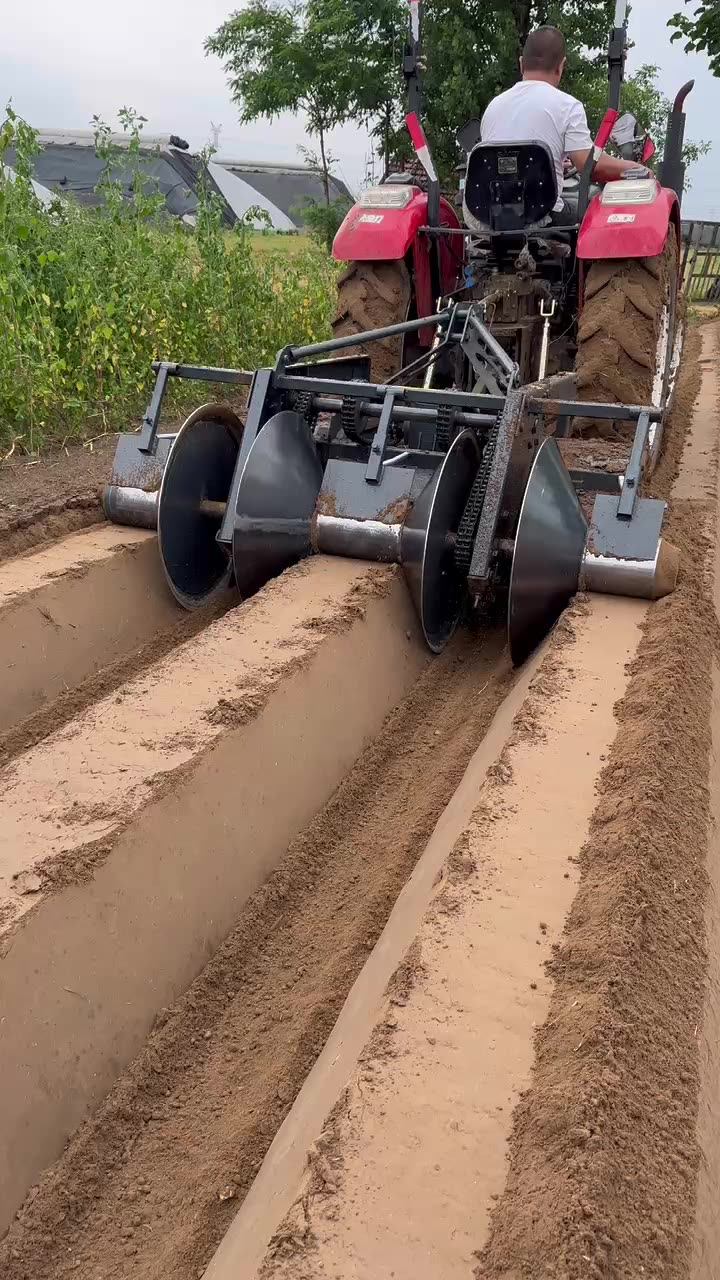 High Performance Farm Tractor Mounted Multi-functional Vegetable Bed ...