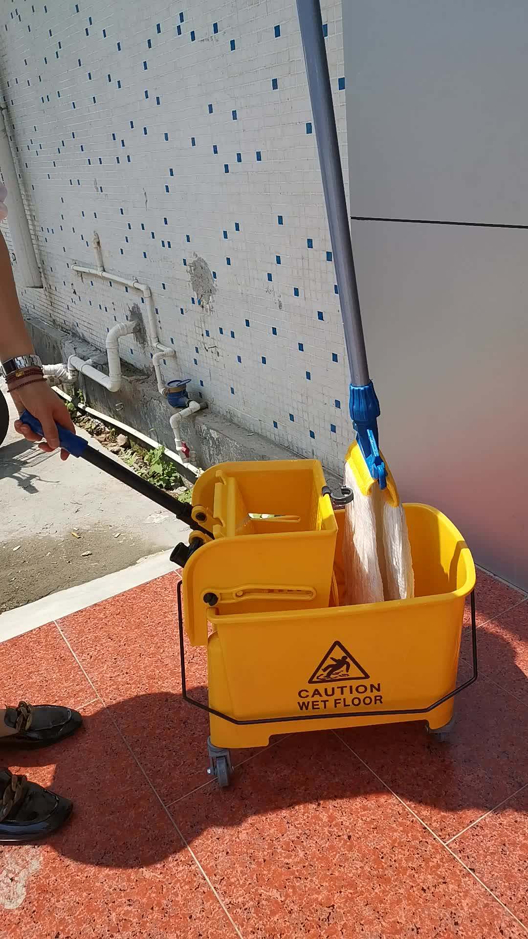 Wholesale 20l Hotel Cleaning Plastic Janitorial Cart Mini Wringer Mop ...