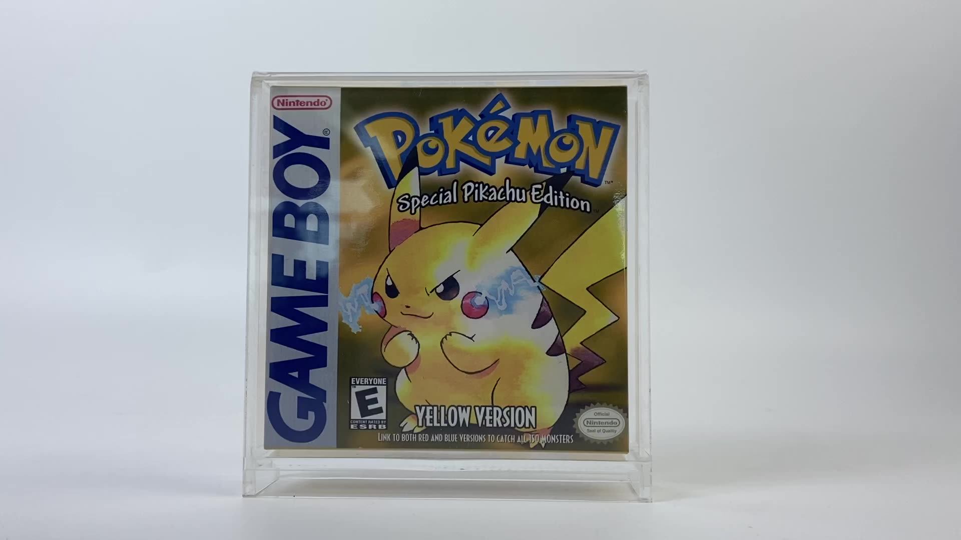 Yageli Clear Nes Snes Video Game Box Lucite Acrylic Gameboy Game Case ...