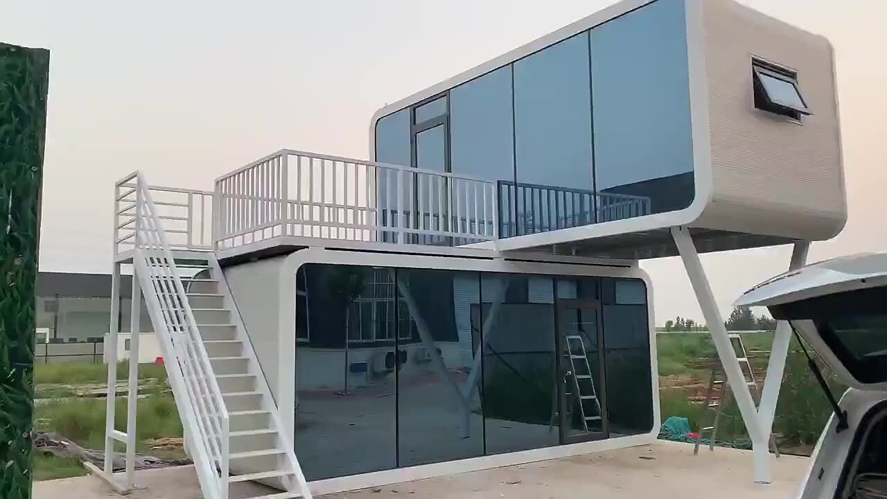 20ft 40ft Modular Prefab Tiny Homes Container Office Portable Apple ...