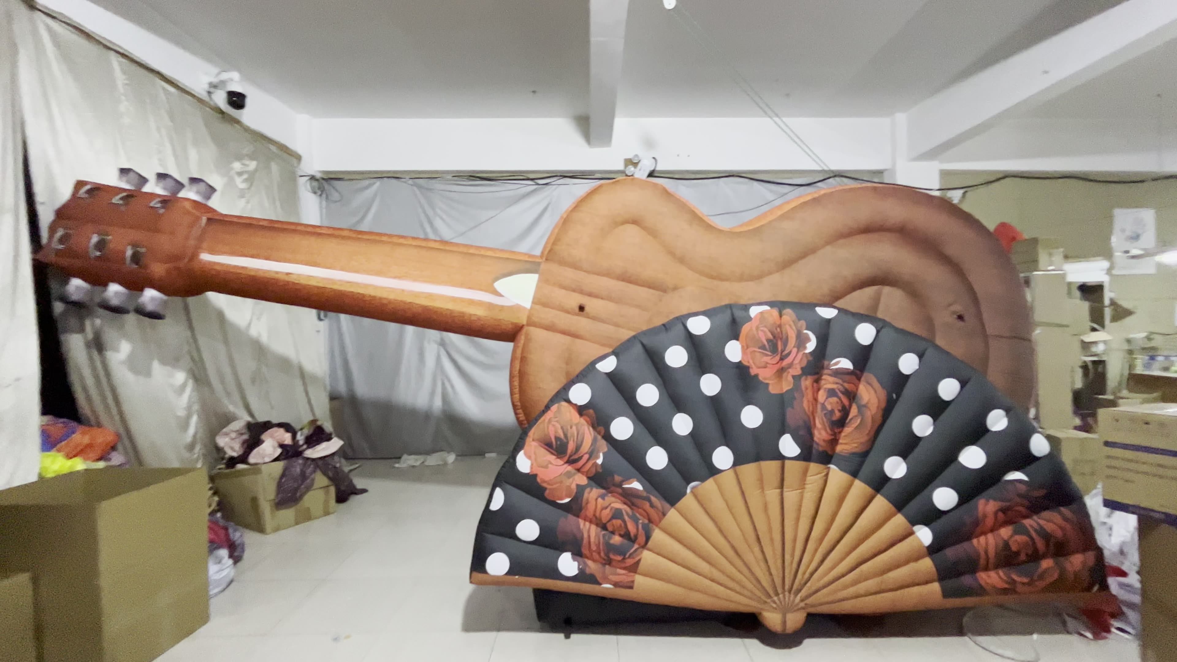 Giant Stage Inflatable Musical Instruments Model Inflatable Guitar For ...