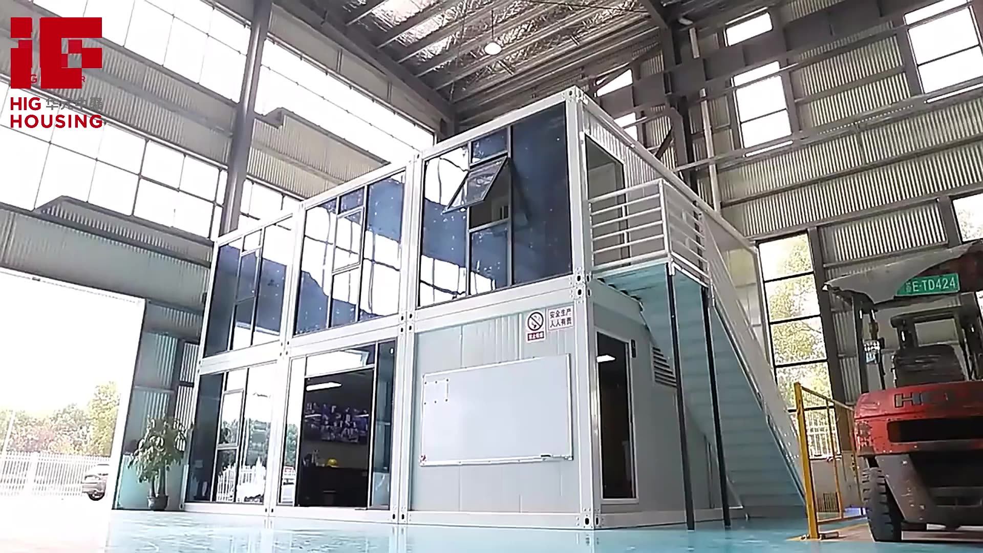 Quick Build 20ft Shipping Container Homes Camping Cafe Prefab Container ...