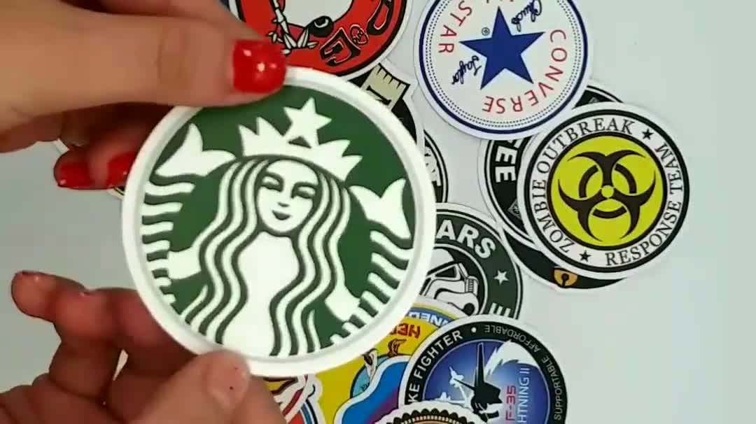 Custom Brand Logo Die Cut Sticker Printing - Buy Sticker Printing,Die ...