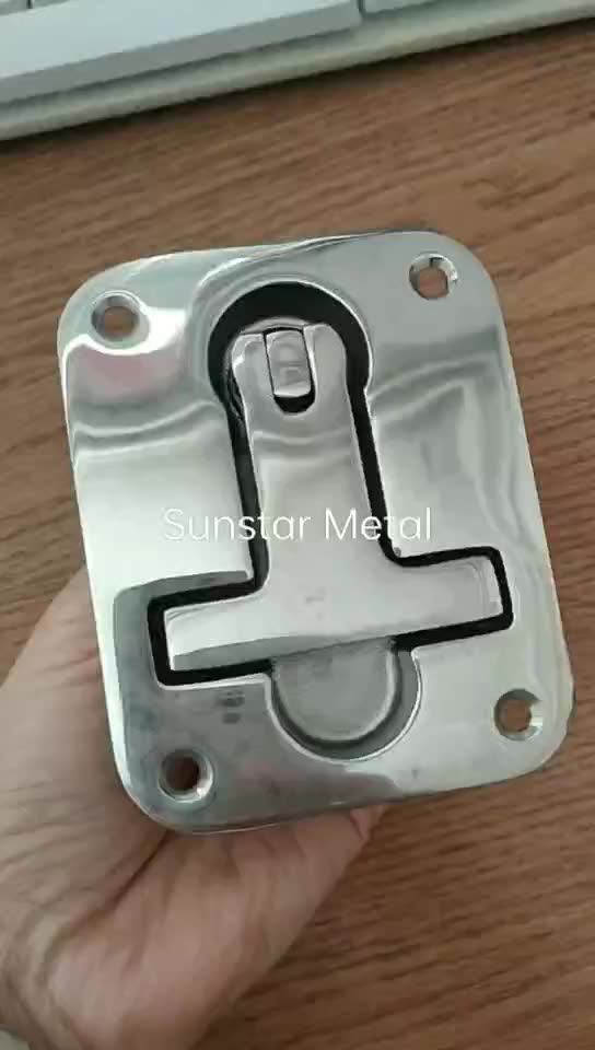 Stainless Steel 316 Cast Rectangular T-handle Compression Latch Low ...