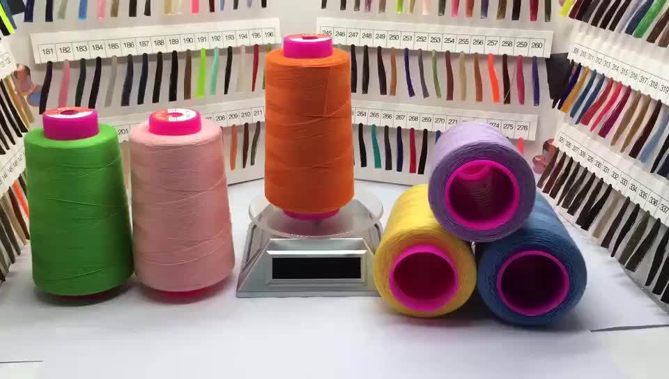 Guangzhou Sewing Cones Yarn Factory Polyester Textured Drawn Spun ...