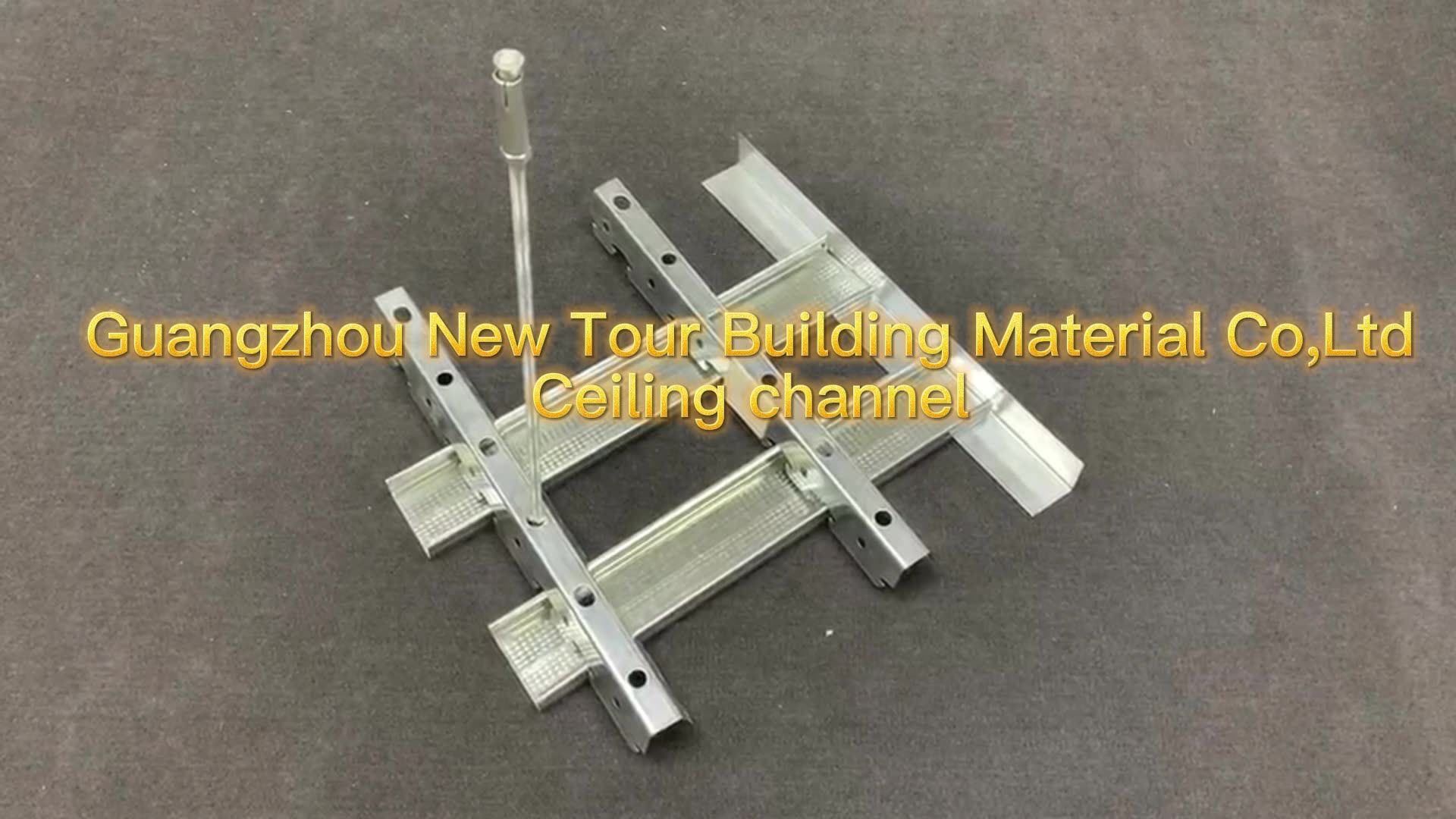 2022 Gypsum Board Metal Profile Galvanized Light Steel Keel Drywall ...