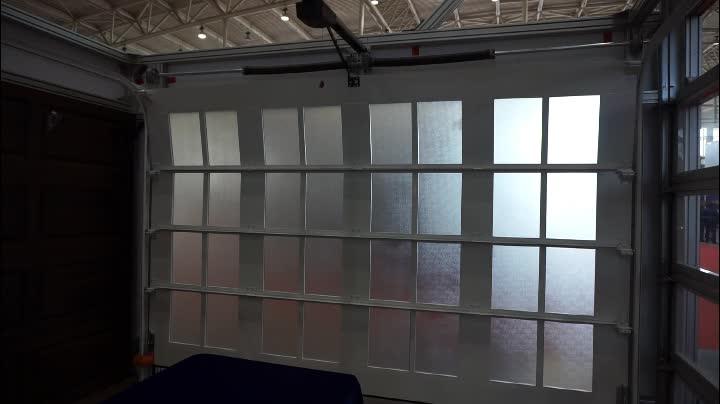 Insulated See Through Aluminum Roll Up Glass Garage Door - Buy Glass ...