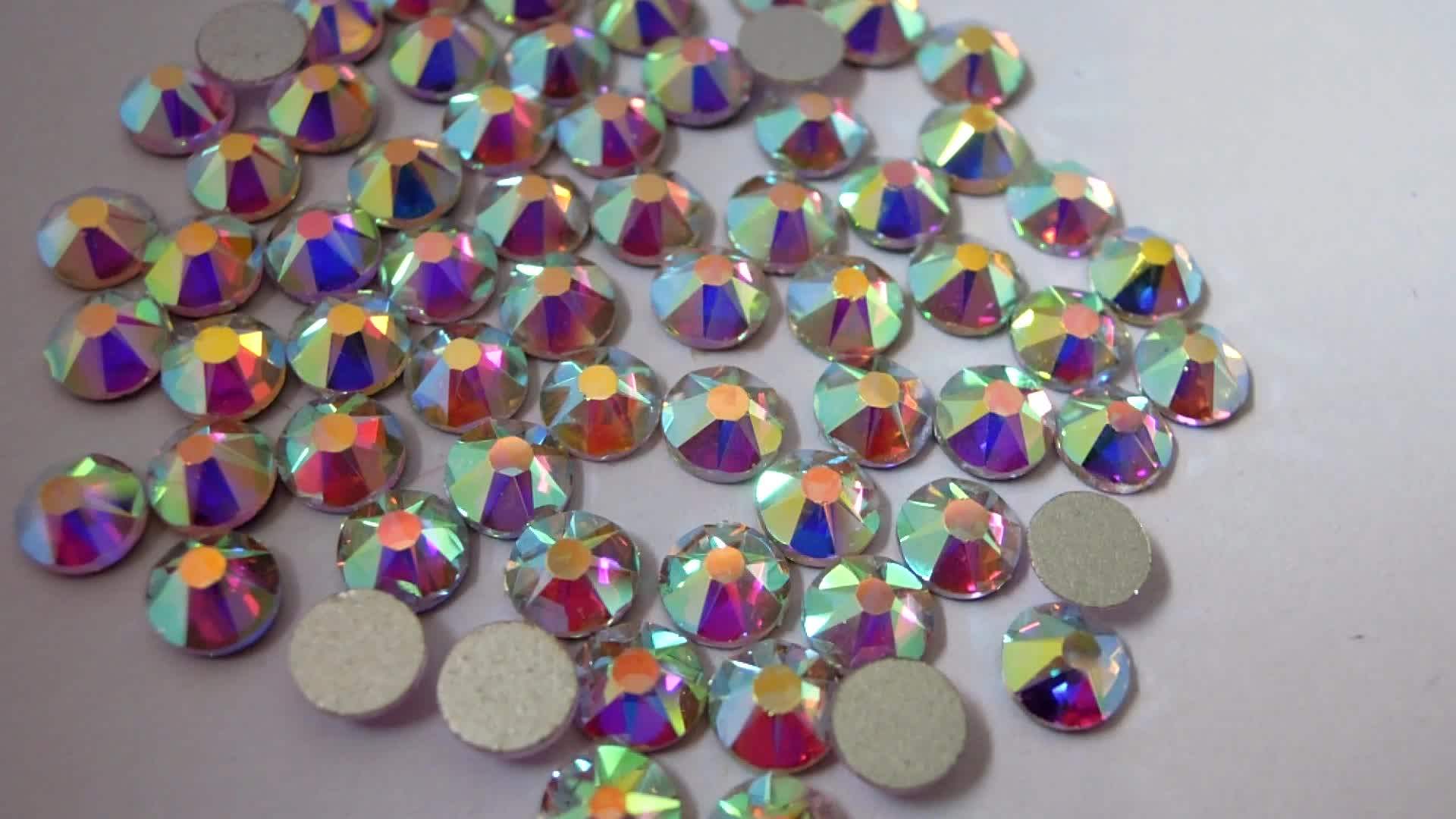 Crystal Flat Back Non Hot Fix Crystal ;non Hot Fix Flat Back Glass ...