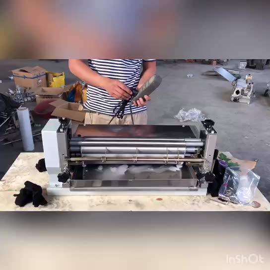 Table Stainless Steel Glue Gluing Machinery Leather Paper Box Packaging ...