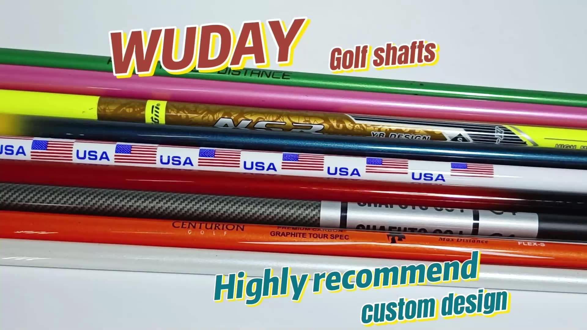 Matte Glossy Light Dark Green Graphite Golf Shaft For Driver Wood ...