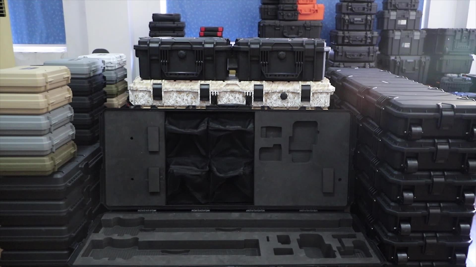 Glary Wholesale Black Double Gun Case Shockproof Bow Case With Locks ...