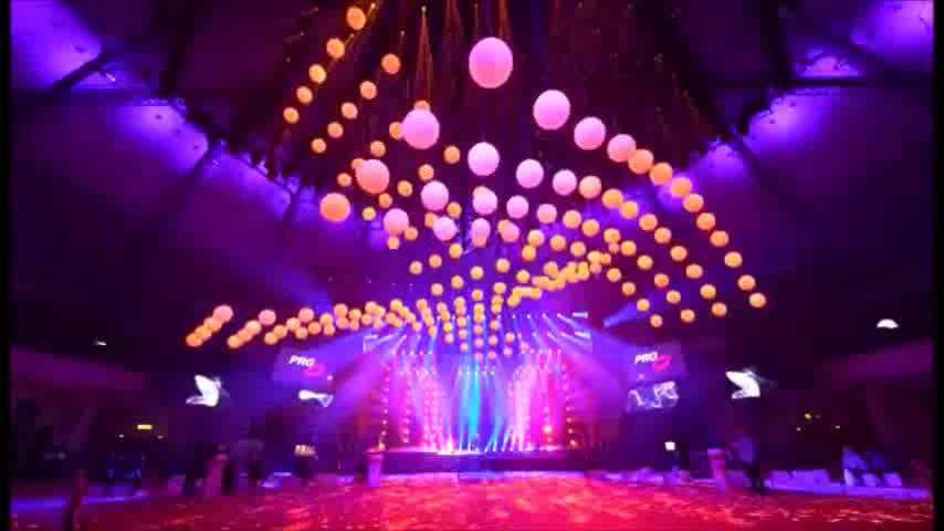 Dmx Rgb Stage Celling Led Kinetic Ball 3d Wedding Background Decoration ...
