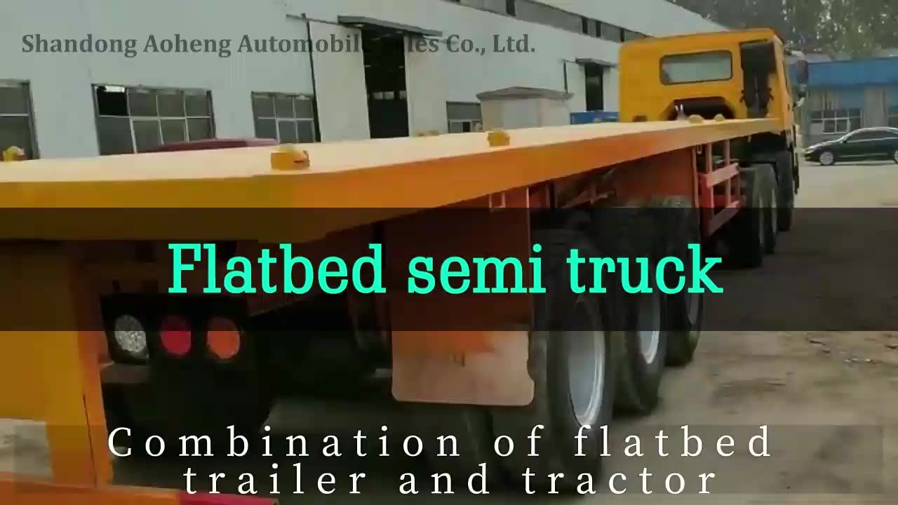 Heavy Duty Equipment Transport Lowboy 100 Ton 4 Axles Lowbed Float Semi ...
