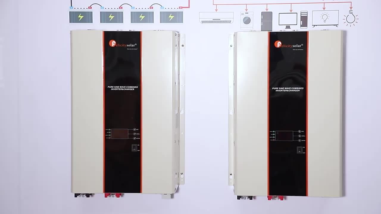 Felicity Solar 10kva Pure Sine Wave Solar Inverter Built-in 120a Mppt ...