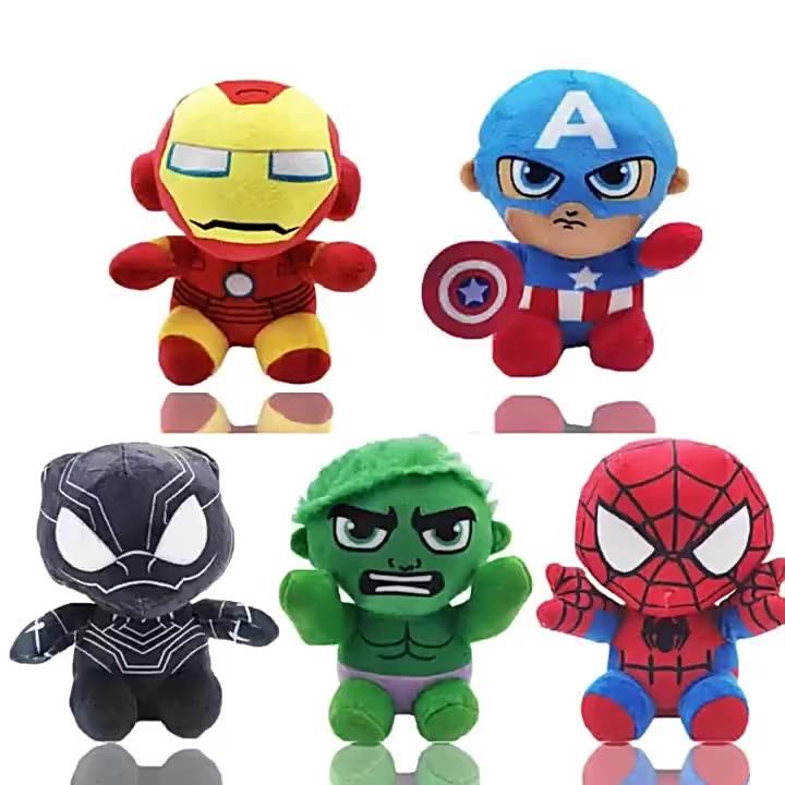 New Custom Stuffed Cartoon Character Toys Spiderman Groot Plush Toy ...