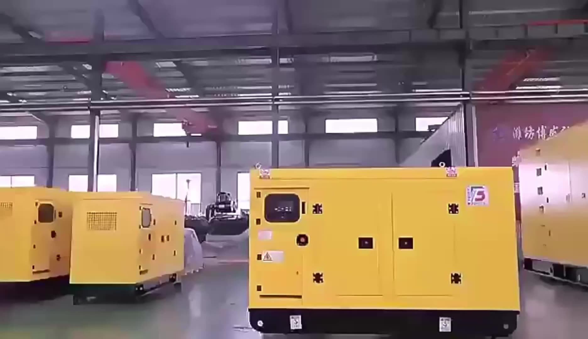 Movable Water Cooled Generator 15kw 20kw 50kw 100kw 200kva Multi ...