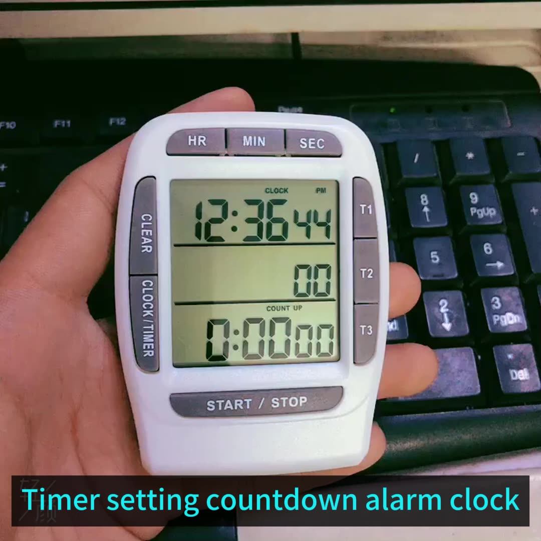 Wholesale Three-channels Large Screen Student Digital Timer Kitchen ...