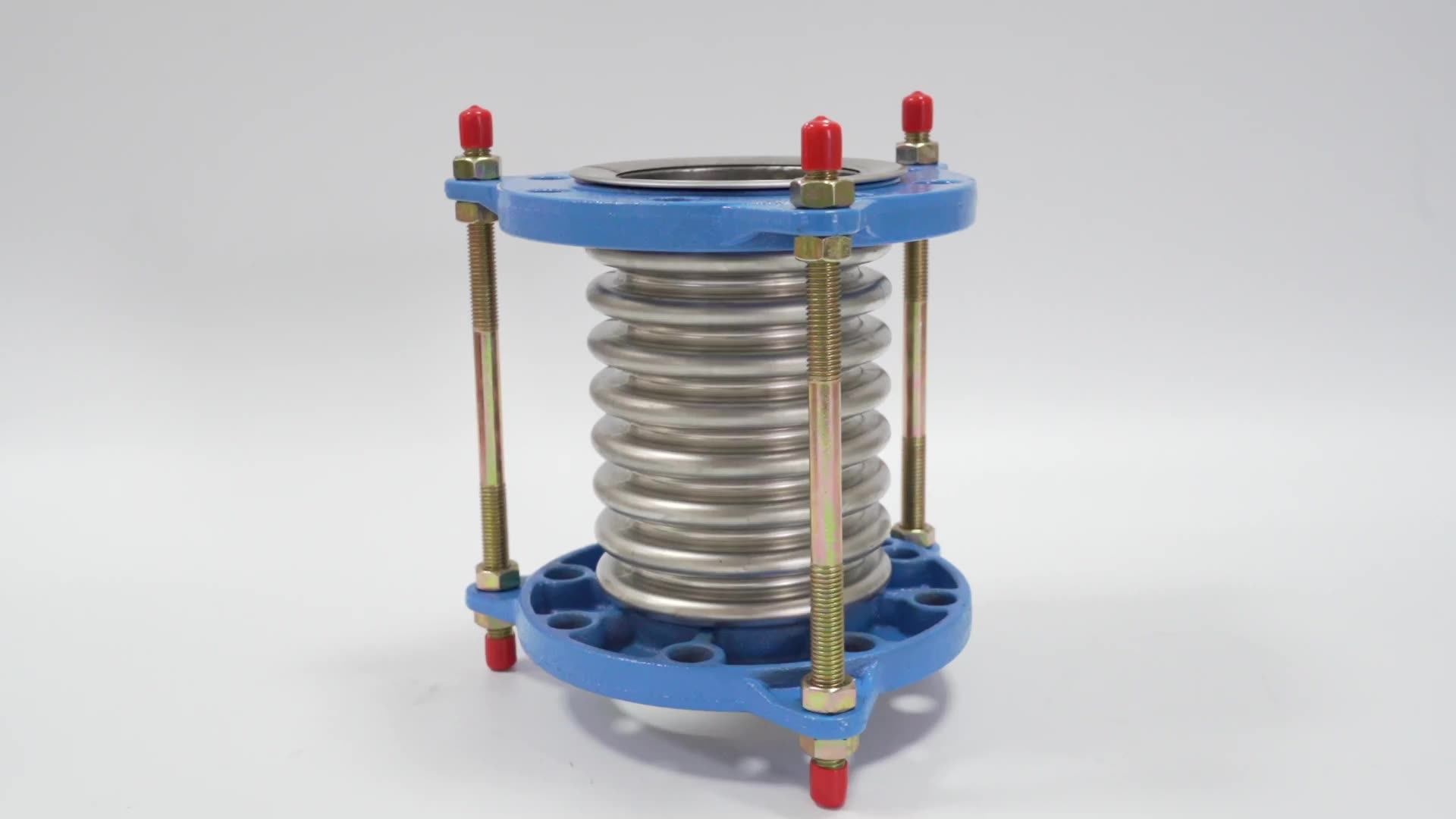 Flange Type Connector Ss304 Braided Bellows Stainless Steel Flexible ...