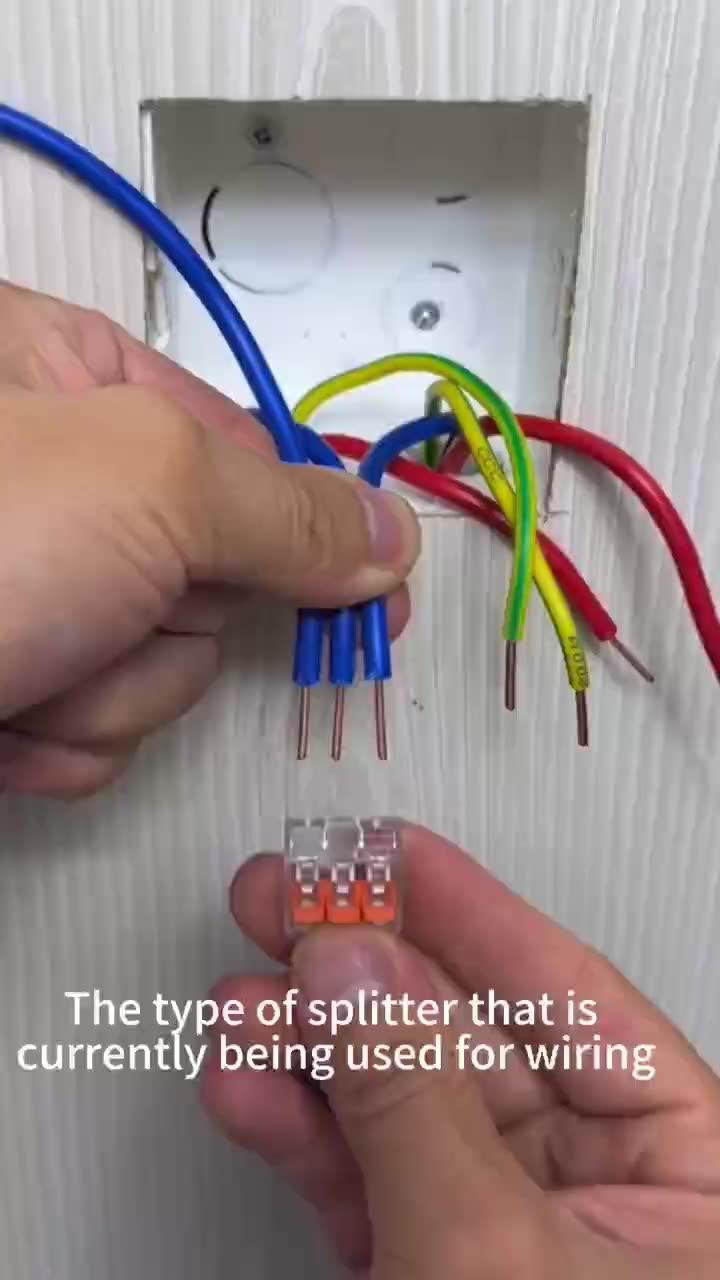 Mini Universal 3p 3 Way Conductor Wiring Push In Quick Wire Connector ...