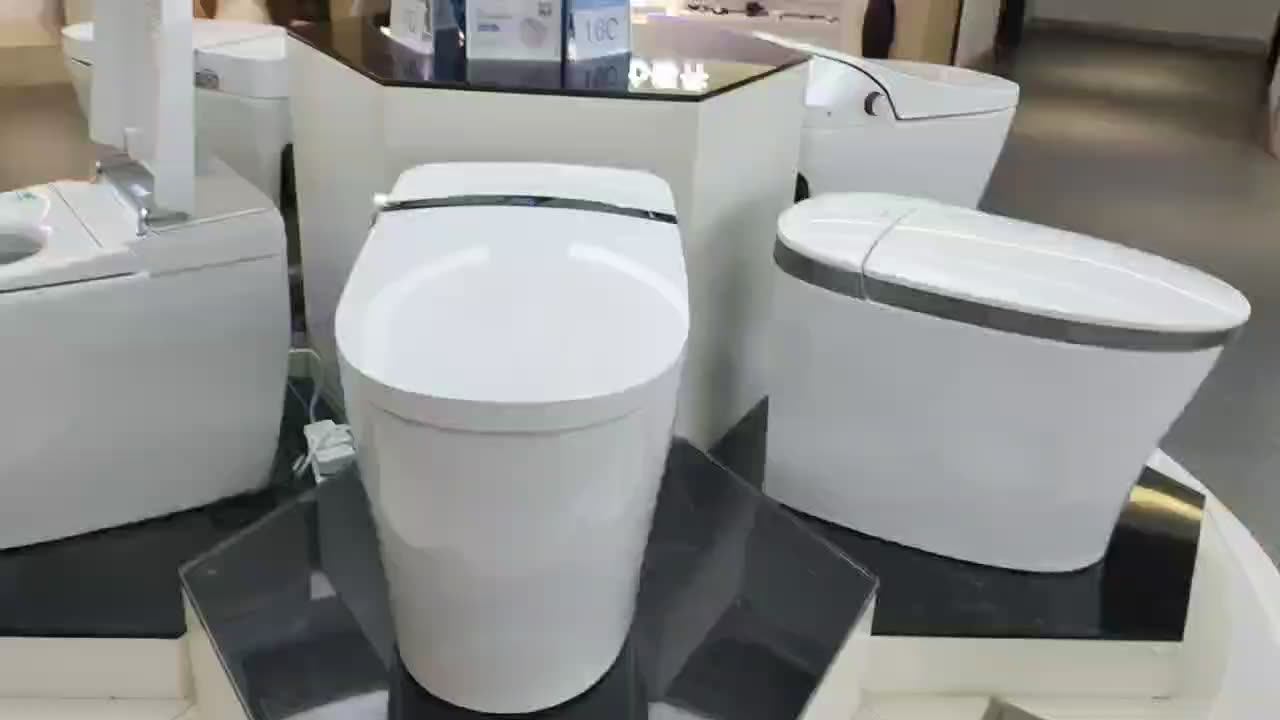 16b-db80 Japanese Toilet Automatic Flushing Toilets Elongated Bidet ...