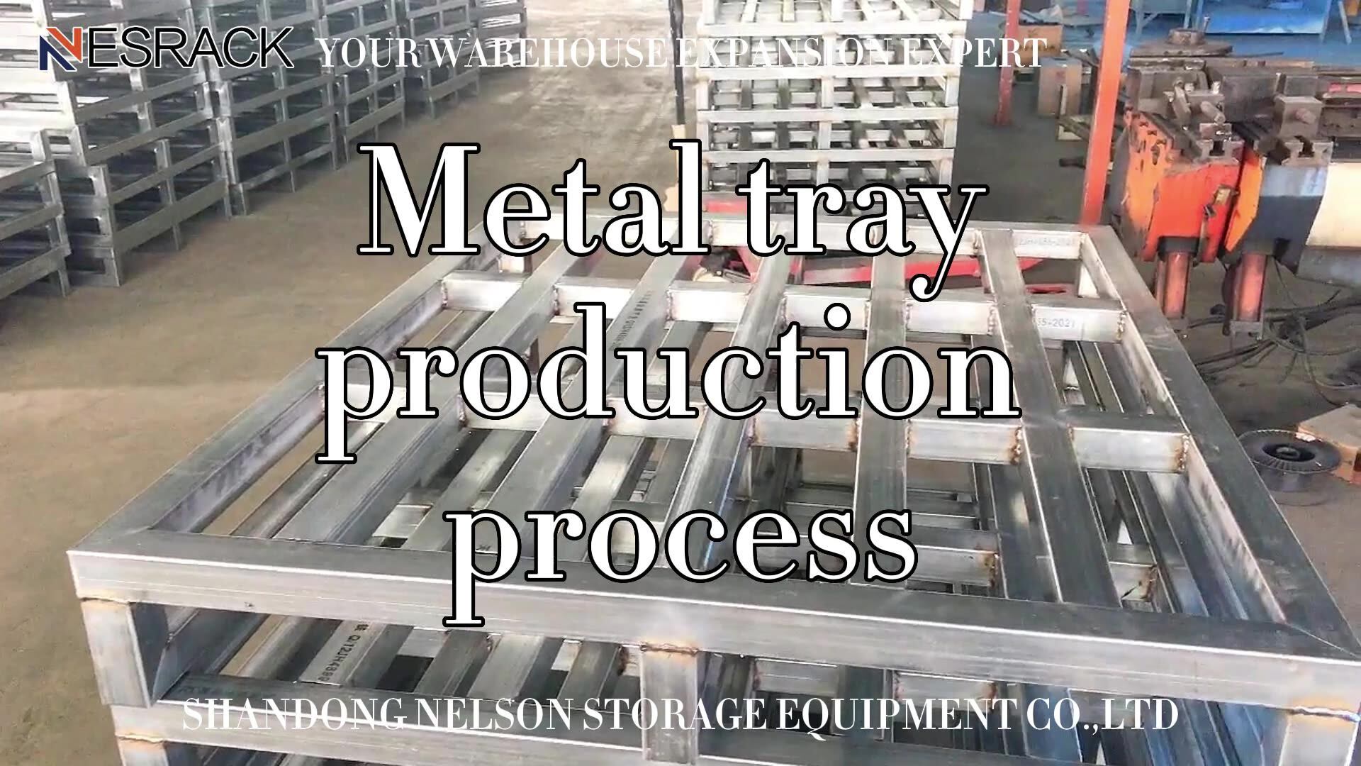 Warehouse Galvanized Steel Pallet Heavy Duty Steel Iron Pallet ...