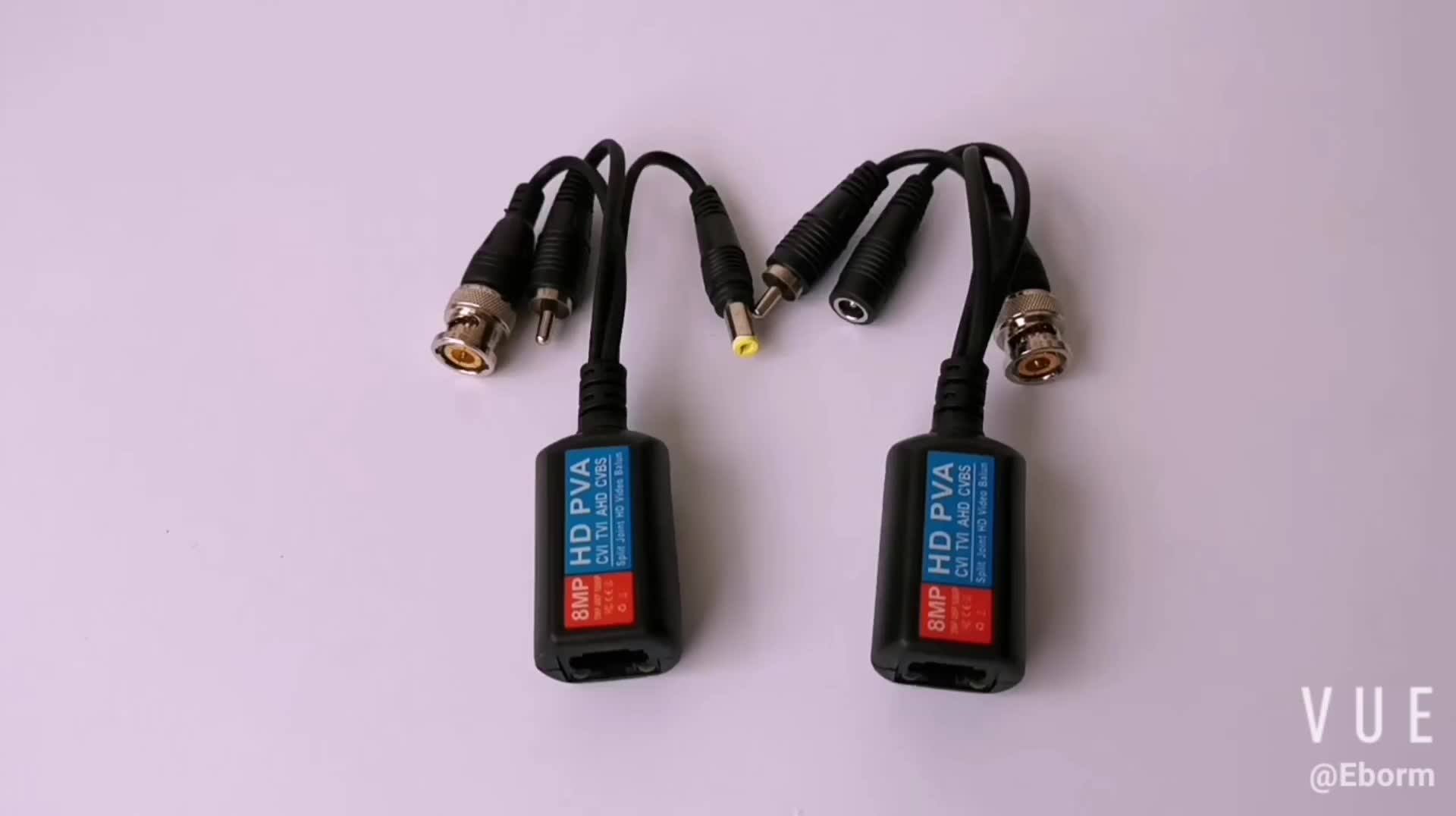 Eborm Hd Cvi Tvi Ahd Cvbs 1ch Pasivo Video De Cctv Power Audio Rj45 ...