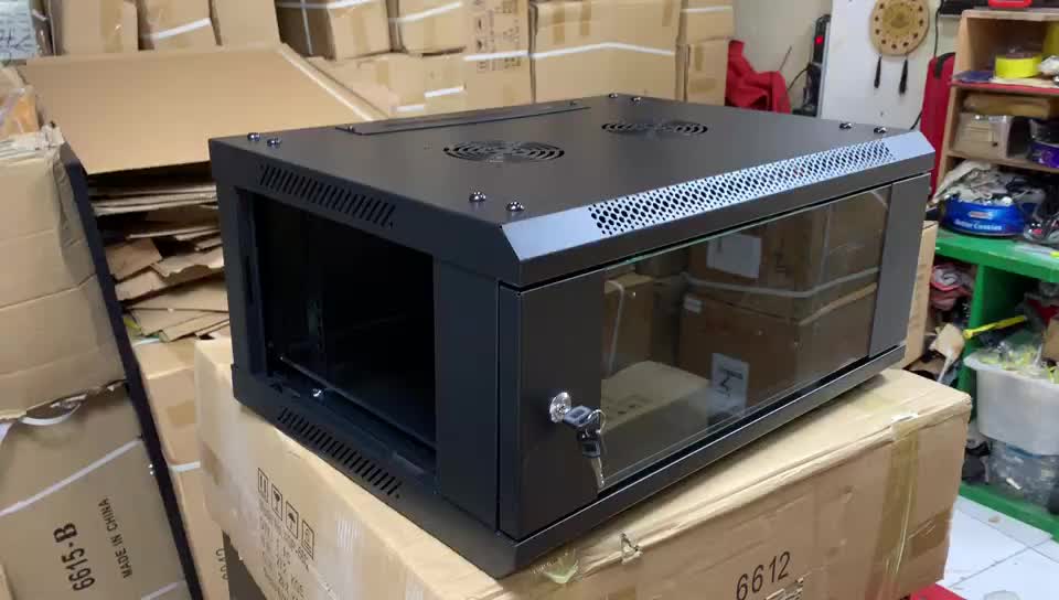 Ddf 19'' 600mm Single Section Rack Cabinet Wall Mounted Mini 4u 6u 9u Network Server Rack 12u ...