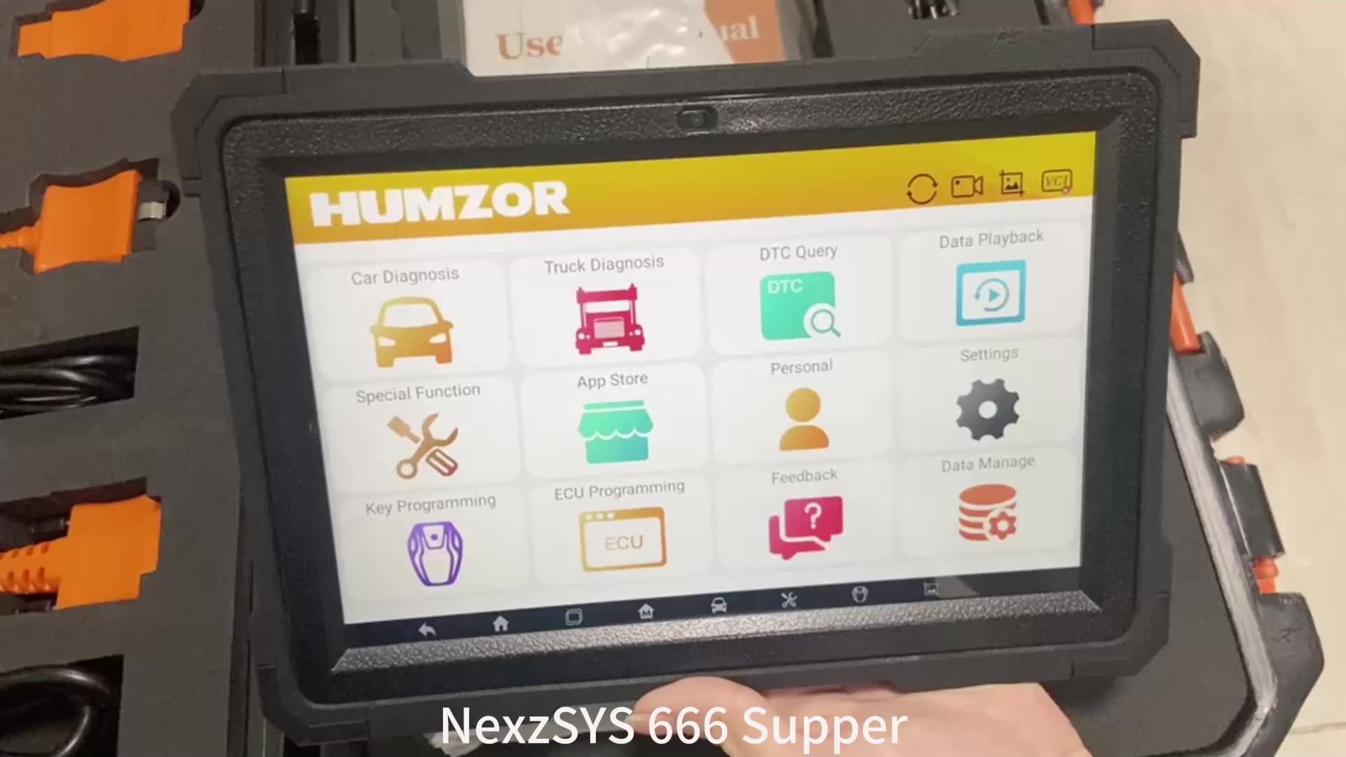 Humzor Ns666s 12v 24v Volvo Truck Diagnostic Tool Full System Car ...