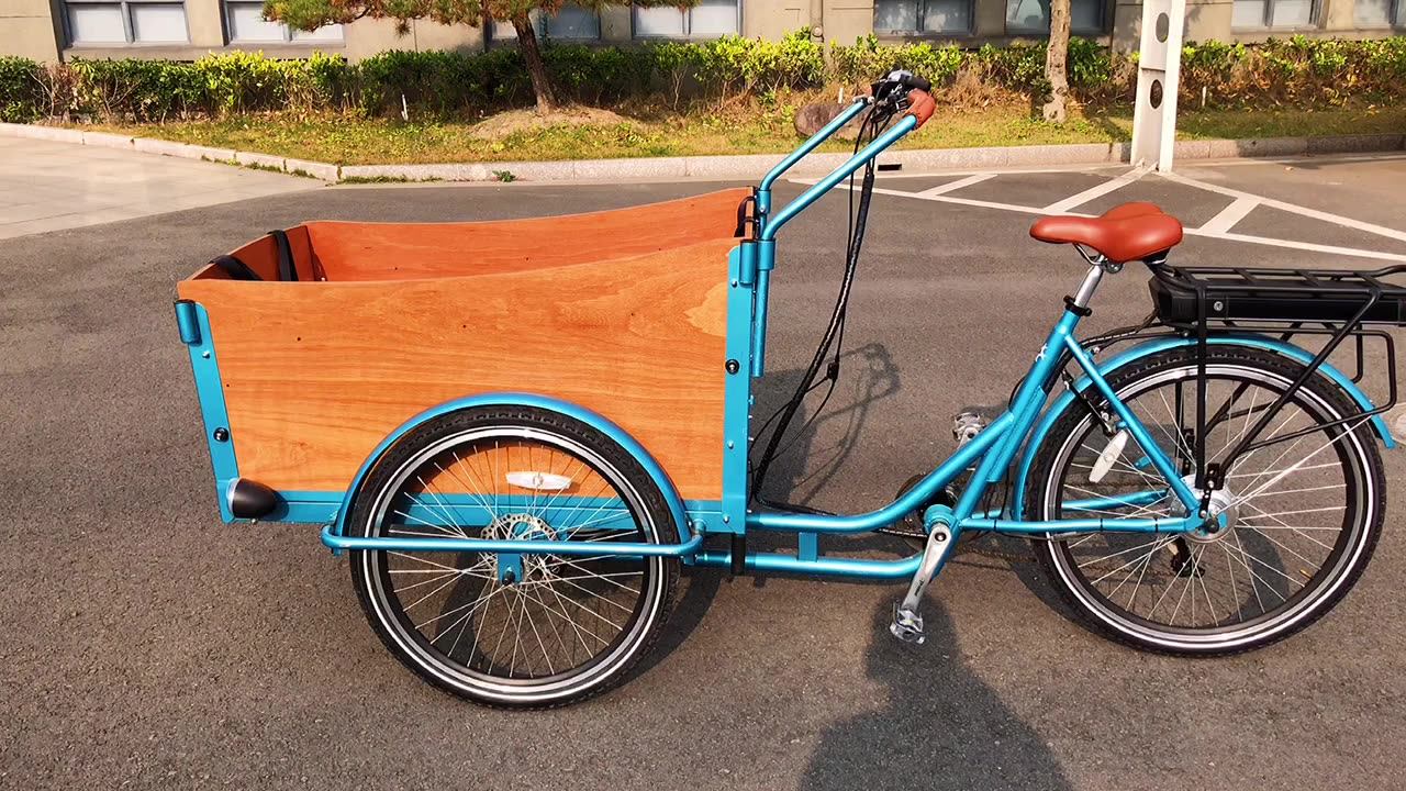 En15194 26" Steel Frame Three Wheel High Speed Dutch Front Load No ...