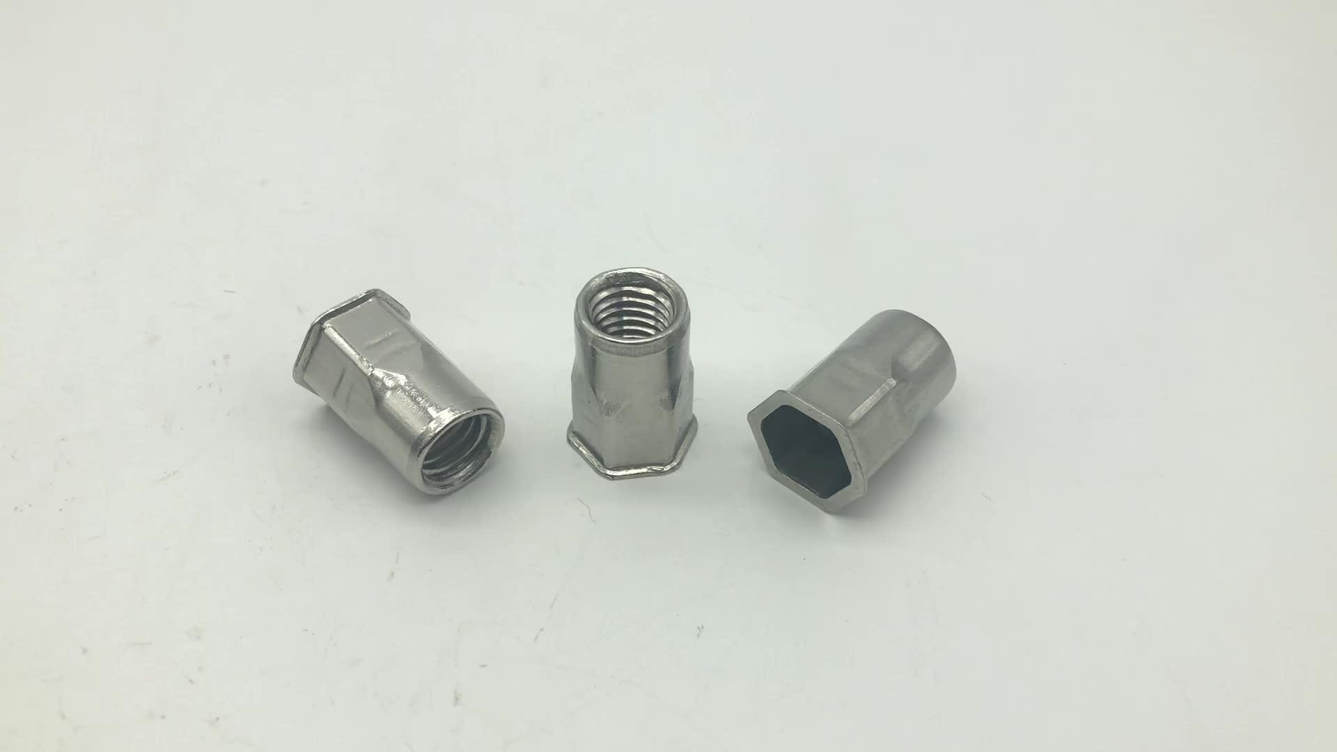 Wholesale Zinc-plated Pull Rivet Round Nut Stainless Steel Countersunk ...