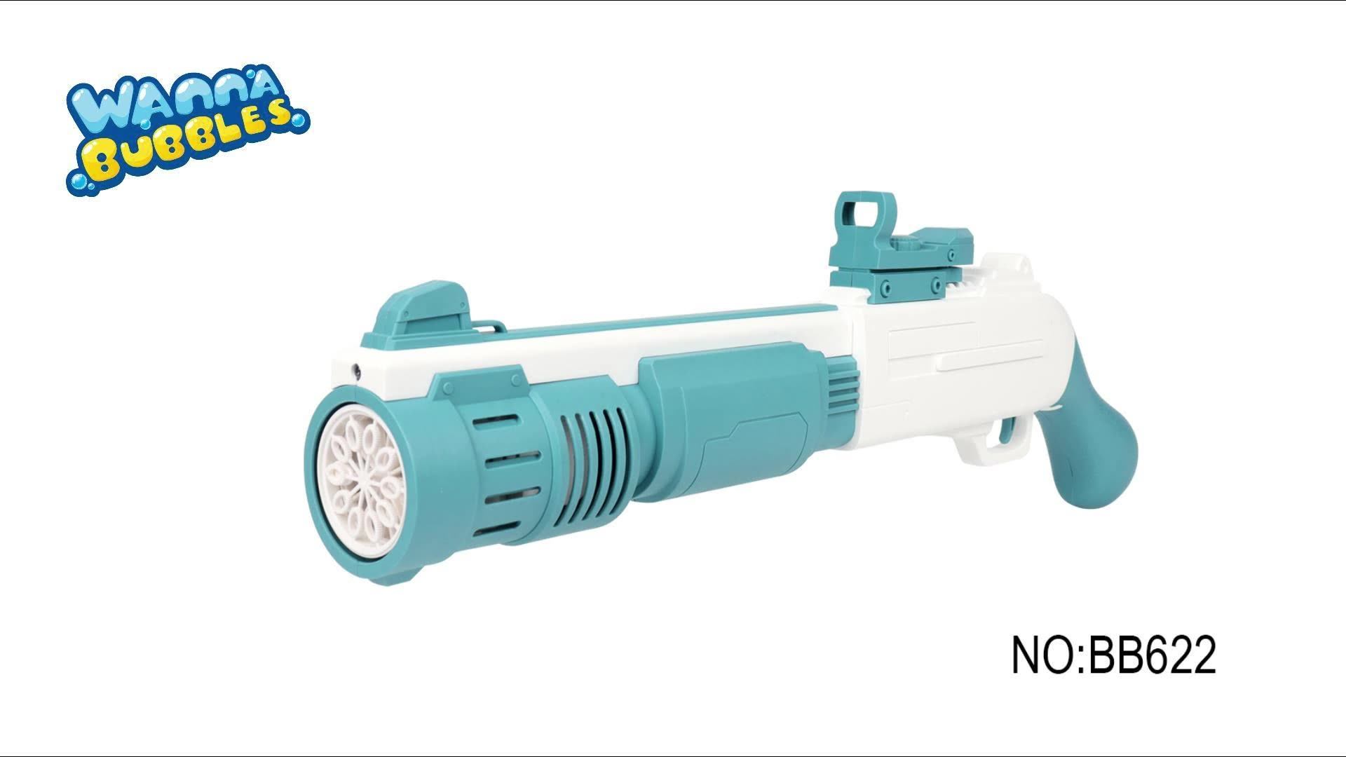 Custom Pistola De Burbujas Bubble Shooter Machine Electric Light Up ...