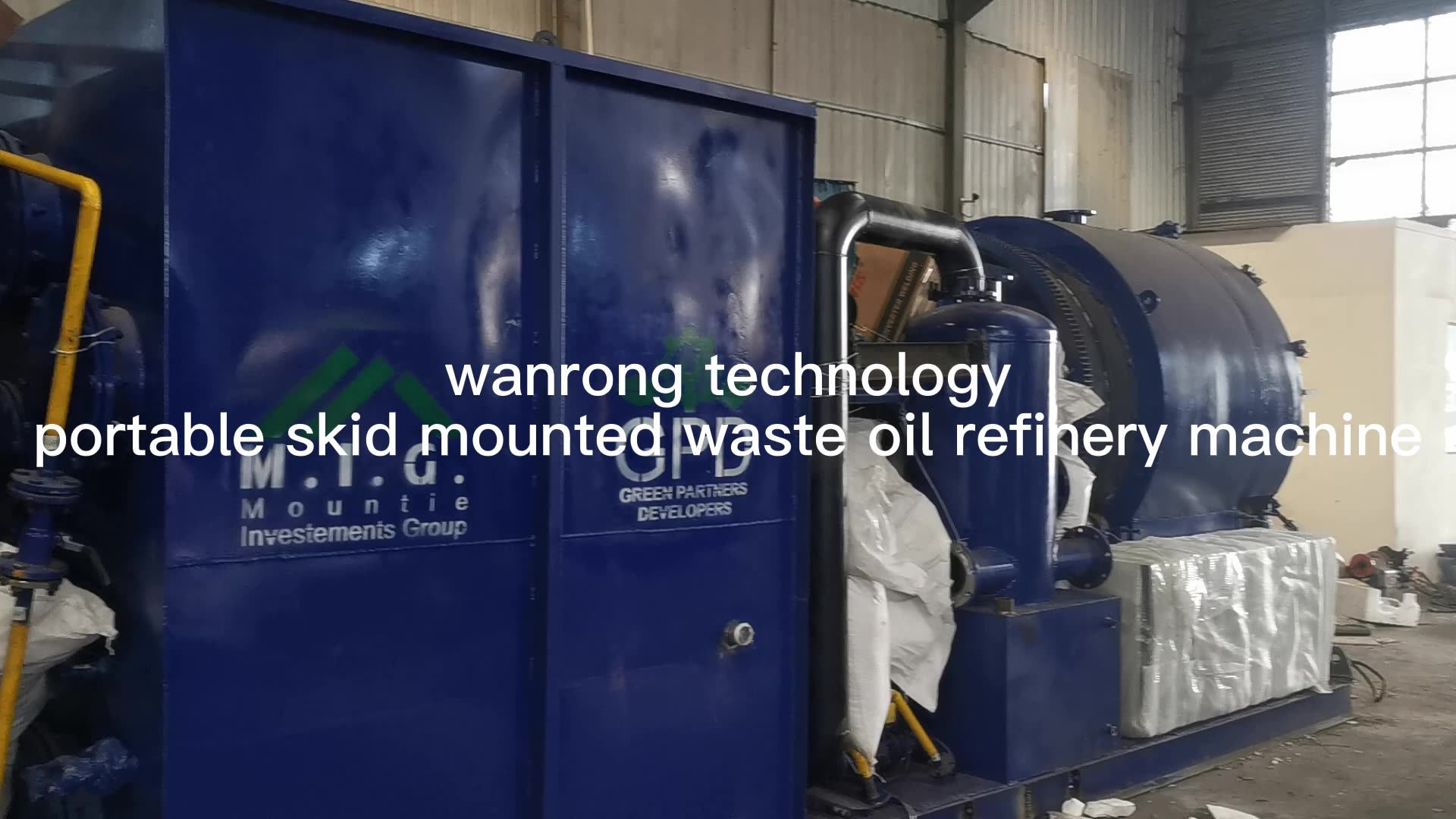 Atmospheric Vacuum Gas Phase Waste Oil Pyrolysis Refinery Diesel Base ...