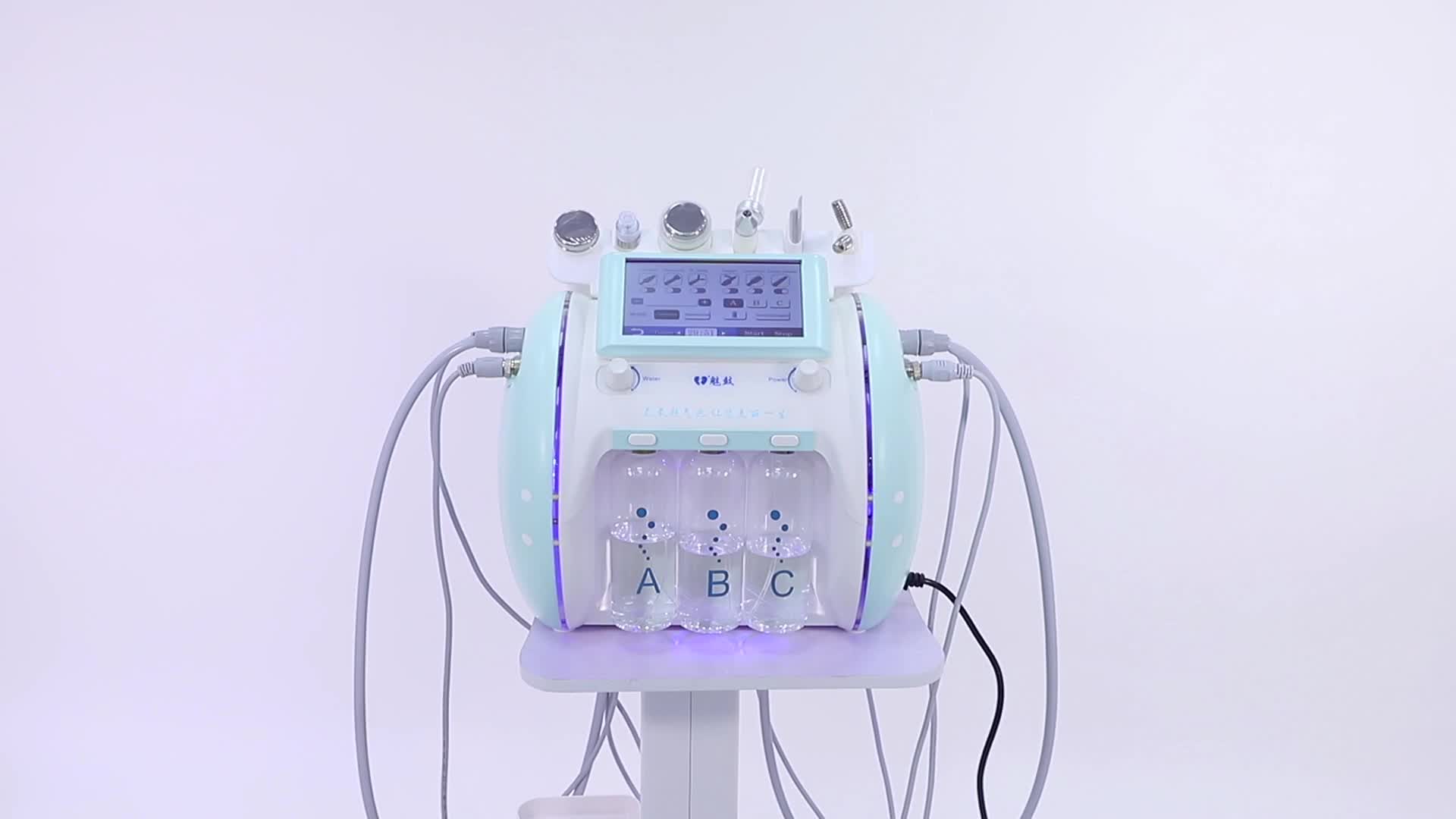 Multifunctional H2o2 Small Bubble Machine Hydro Oxygen Facial Beauty ...