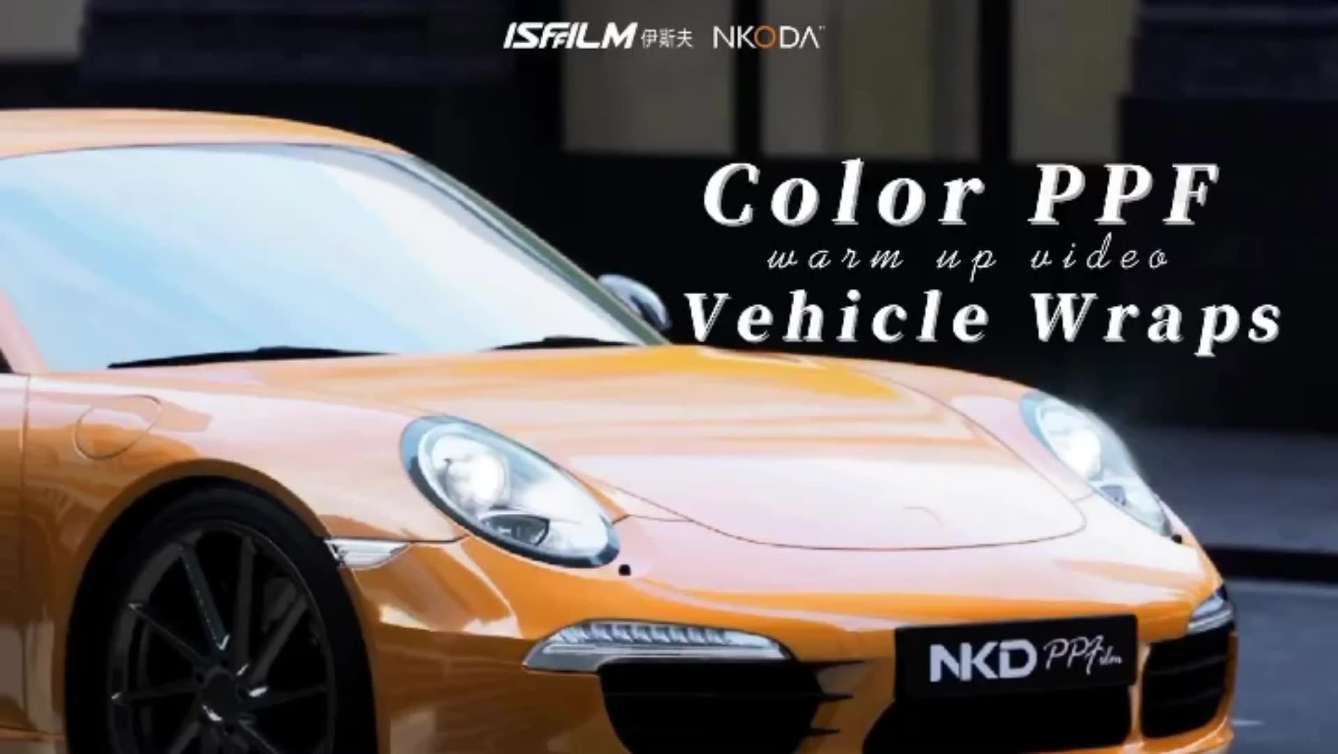 Isf 1.52m*15m Green Orange Grey Heat Self-healing Tpu Ppf Color Change ...