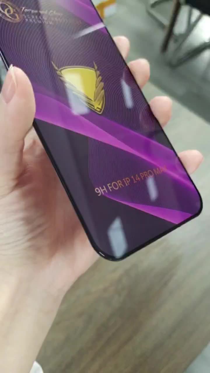 Og Purple Anti Static Esd Full Cover Tempered Glass Screen Protector ...