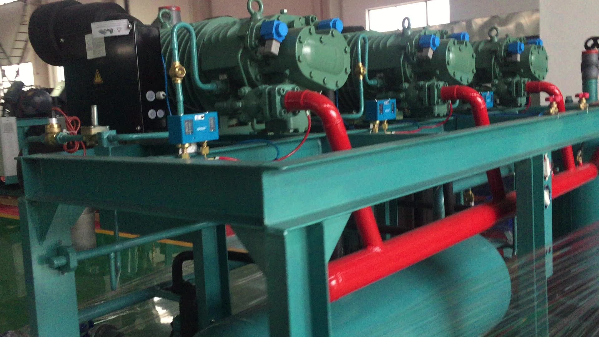 Screw Compressor Water Cooled Industrial Chiller Chilling Machine With ...