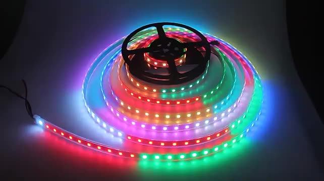 Addressable Ws2812b Flexible Digital Rgb Led Pixel Strip Ic 5v 12v 24v ...