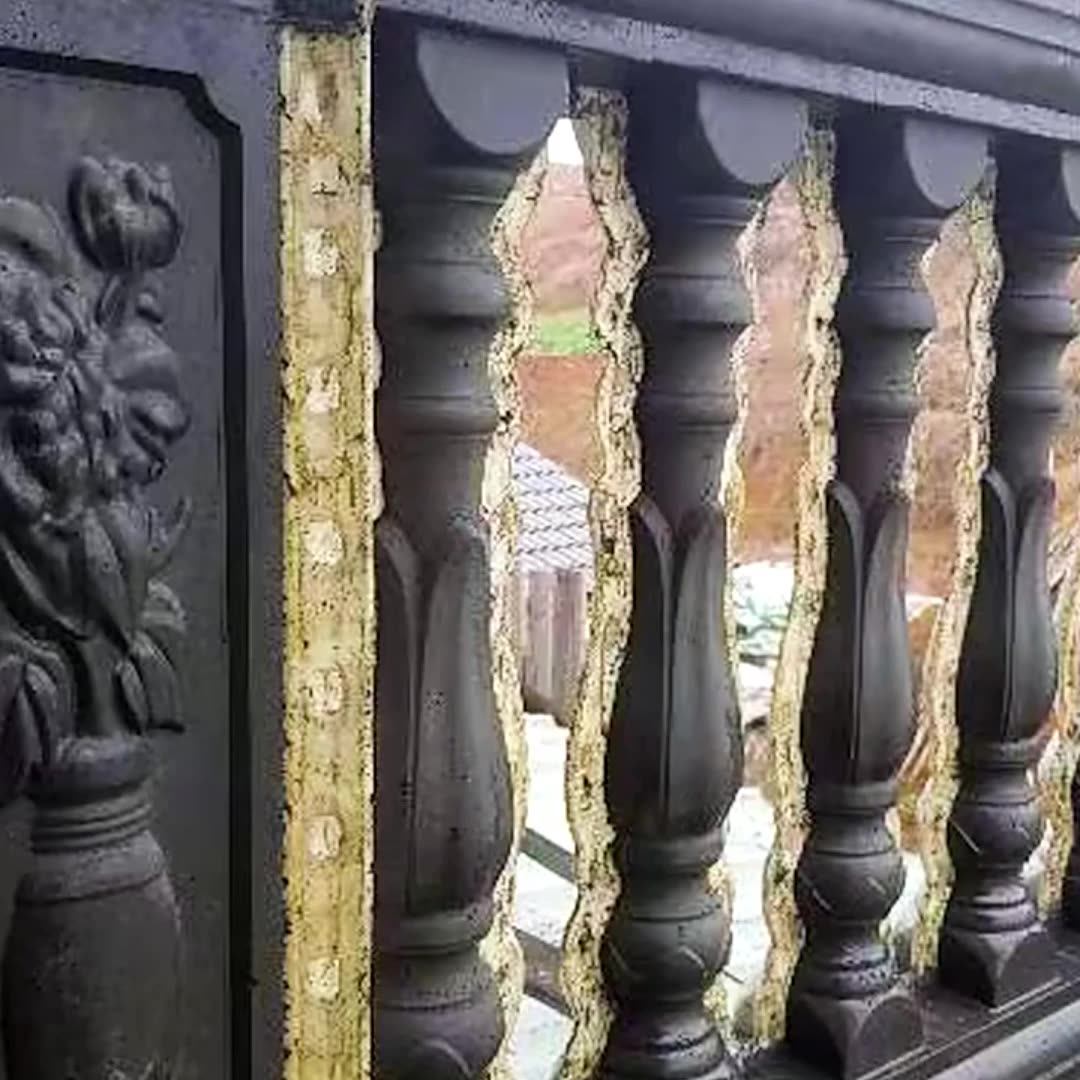Multi-styles Cast-in-situ Balcony Cement Railing Mold Abs Plastic ...