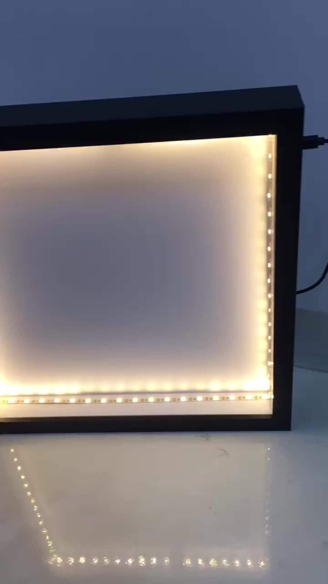 Factory Led Black White Color 8x10 Inner 5cm Smart Strip Lights Display ...