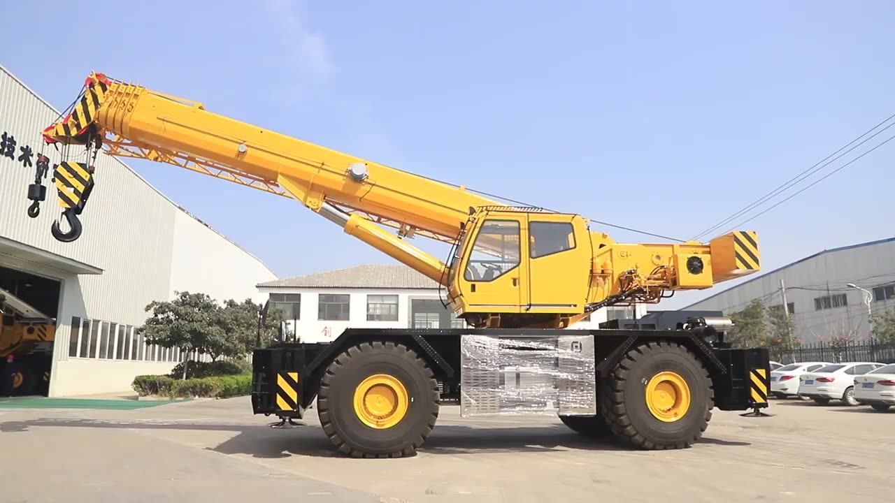 110 Ton Mobile Hydraulic Rough Terrain Crane Truck Crane Zrt1100d533 ...