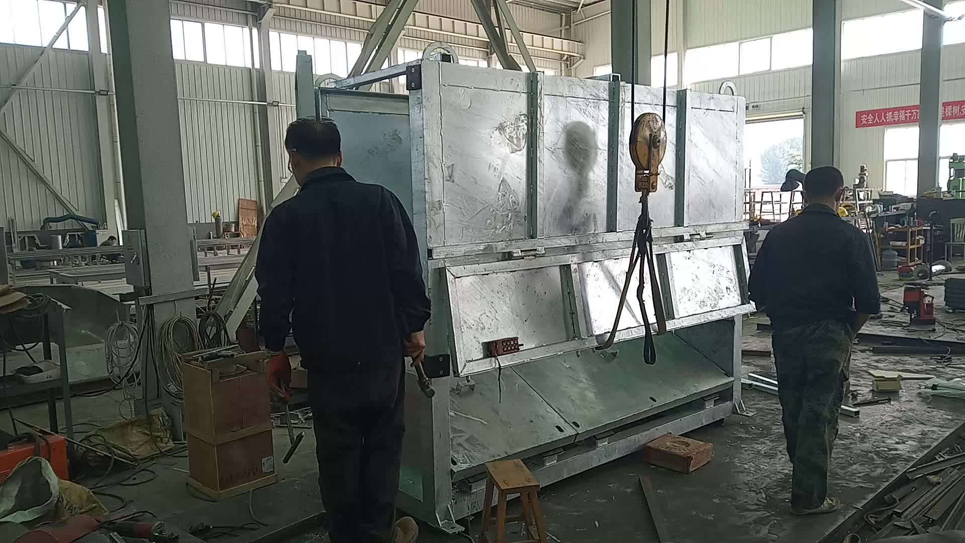 Pneumatic Cattle Stunning Box With Pre-barried Safety Fences For Cattle ...