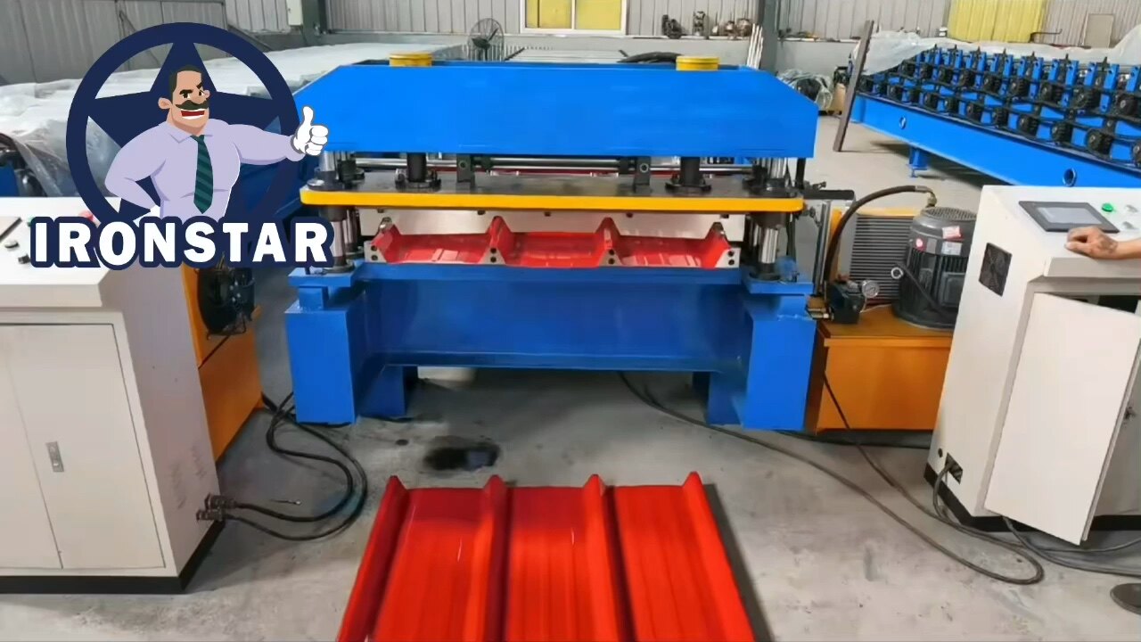 Metal Forming Tr4 Pv4 Roll Forming Machine Galvanized Roofing Sheet ...