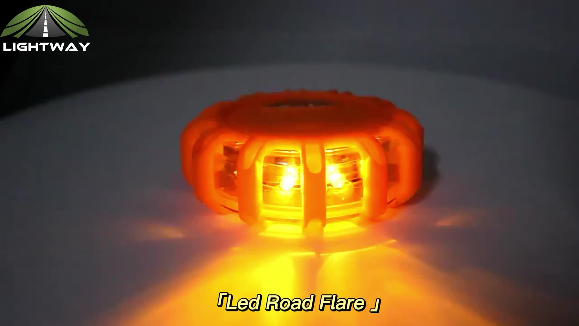 Synchronized 6 Pack Roadway Light Usb Rechargeable Safety Waterproof ...