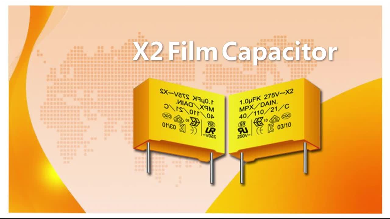 Electronic Circuit Box Mkp X2 Safety Capacitor 334 275v P15mm Metallized Polypropylene Film ...