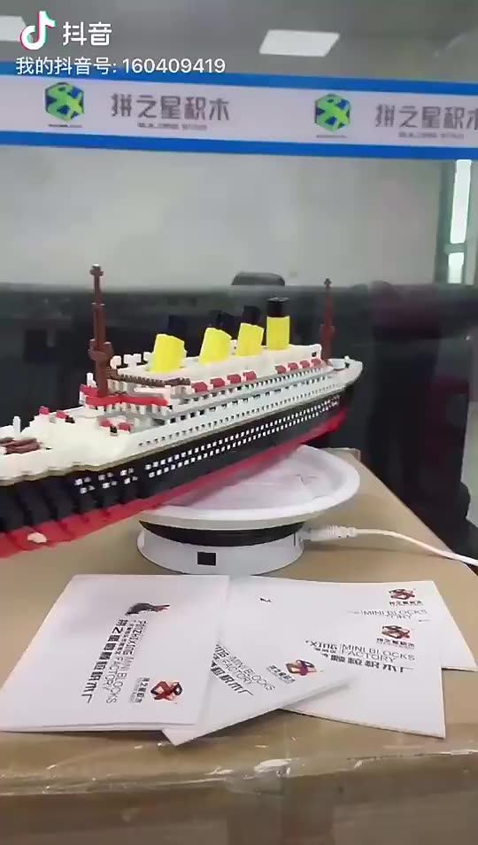 9913 Movie Series Mini Blocks Titanic Ship Moc Building Bricks Sets ...